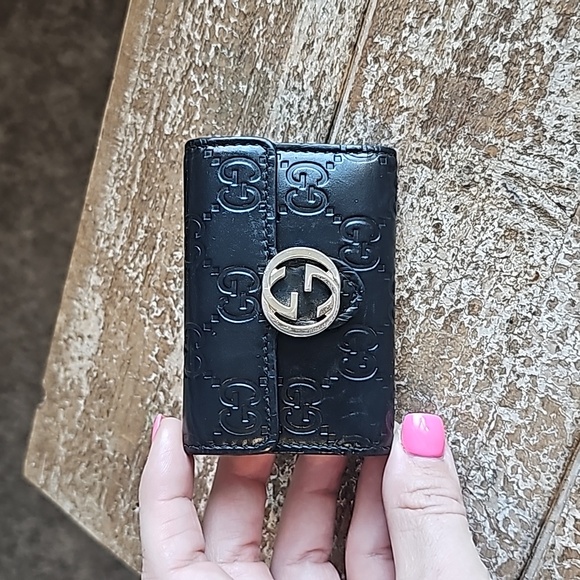 Gucci | Bags | Gucci Leather Key Holder | Poshmark